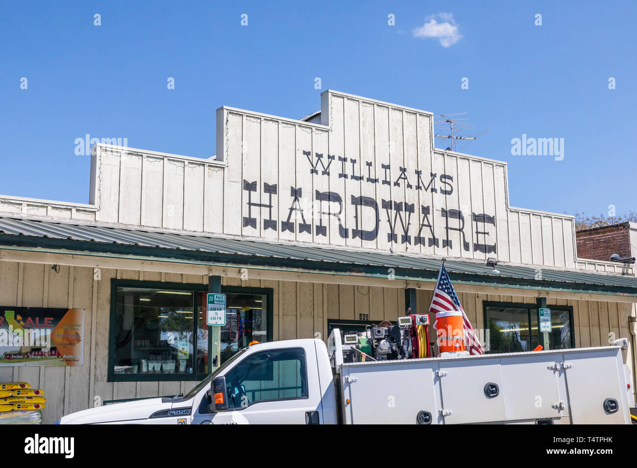 Williams California in Colusa county California at the intersection of ...