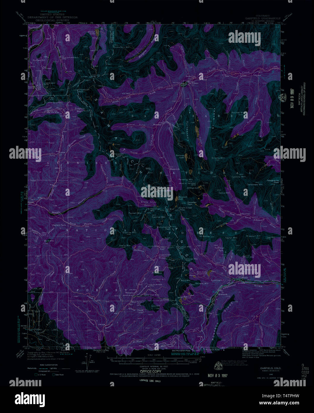 Garfield colorado map hi-res stock photography and images - Alamy