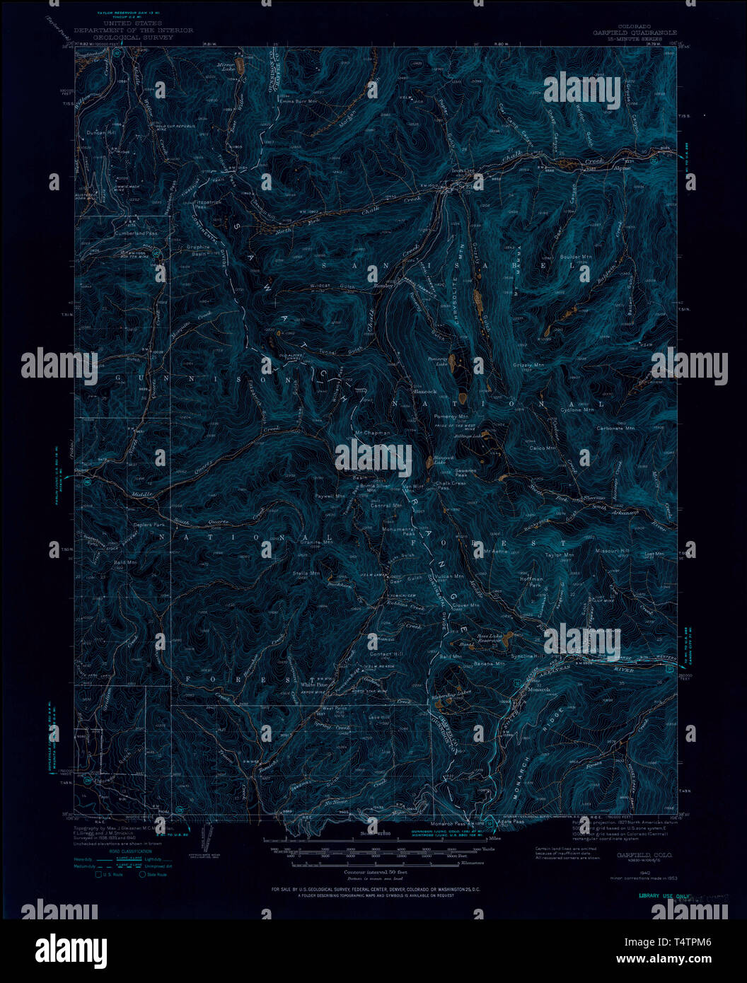 Garfield colorado map hi-res stock photography and images - Alamy