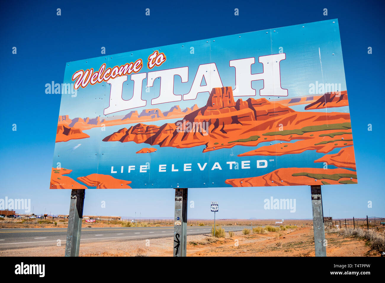 Grand canyon west welcome sign hi-res stock photography and images - Alamy