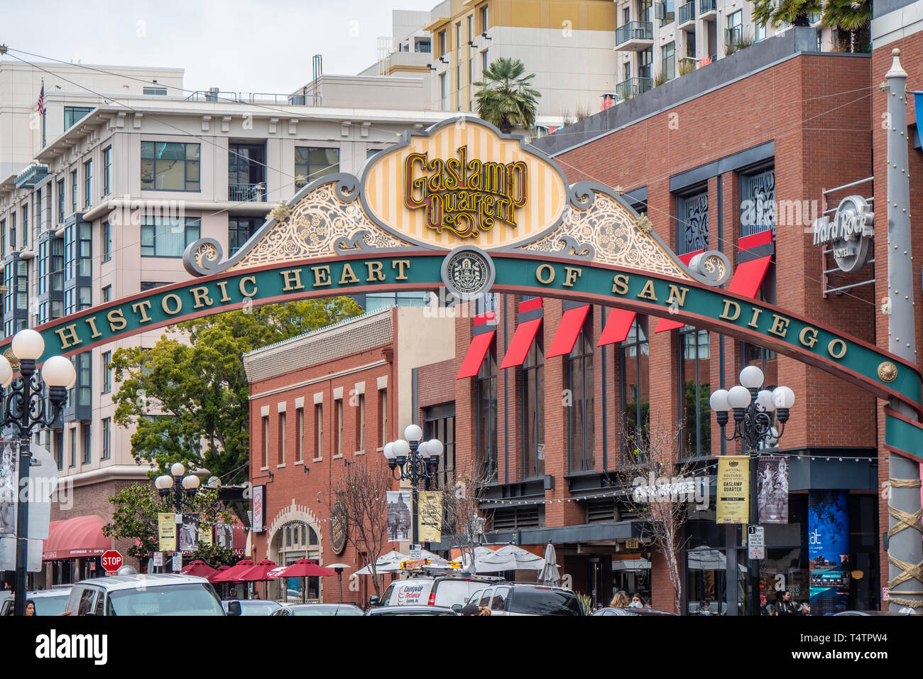 Historic Heart of San Diego - the Gaslamp district - CALIFORNIA, USA ...