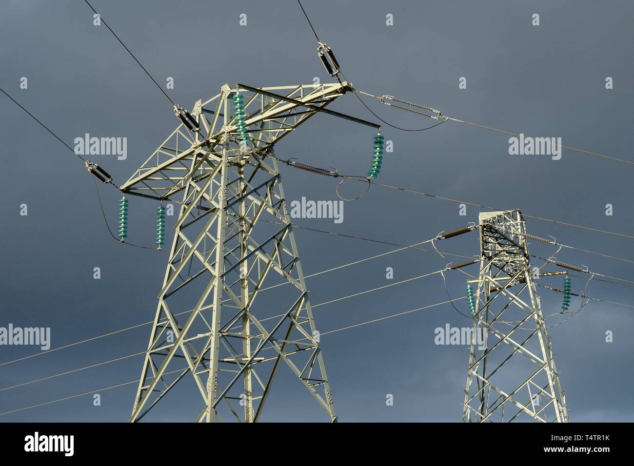 Transmission line pylons hi-res stock photography and images - Alamy