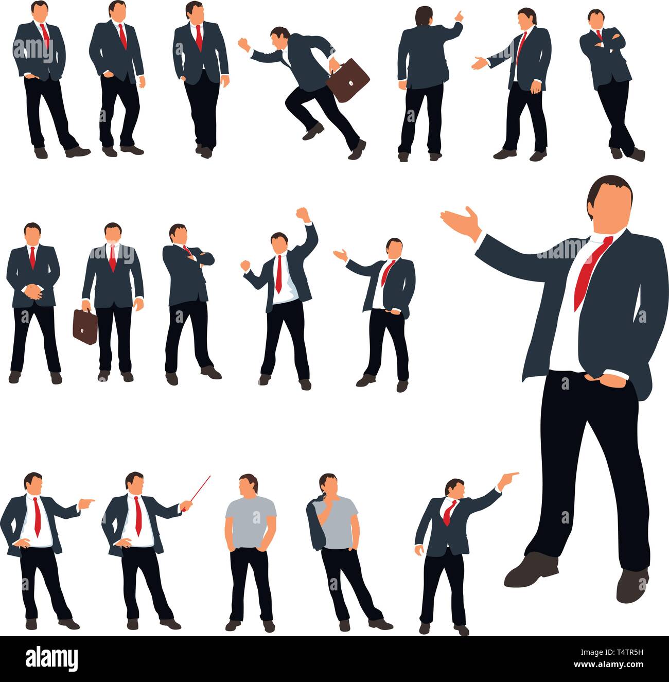 3 person talking Stock Vector Images - Alamy