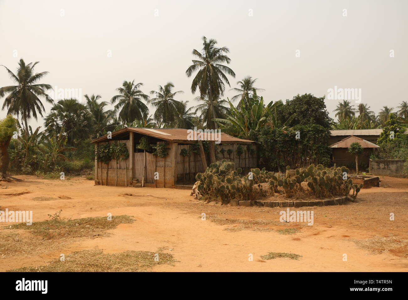 Countryside in Togo, Villagelife Stock Photo - Alamy