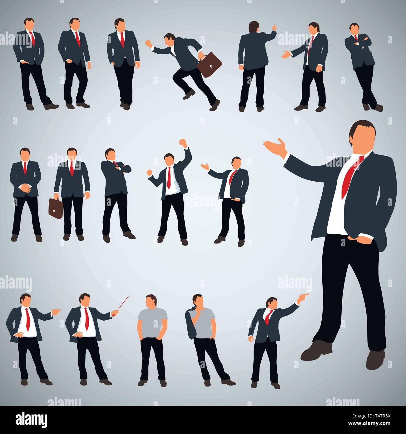 5 people looking Stock Vector Images - Alamy