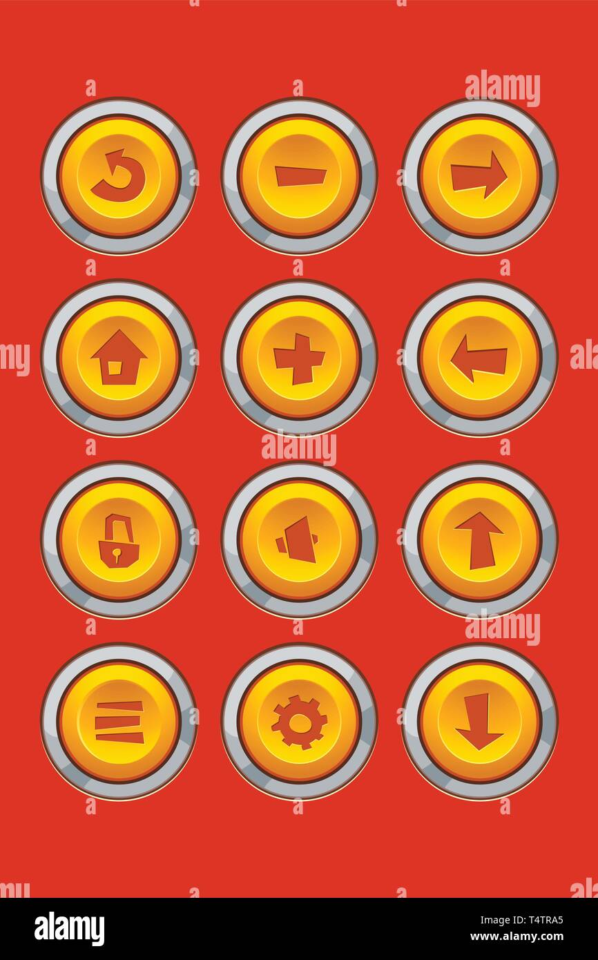 Interface asset Stock Vector Images - Alamy