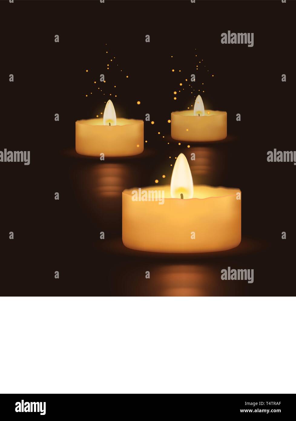 Fire and water on black background Stock Vector Images - Alamy