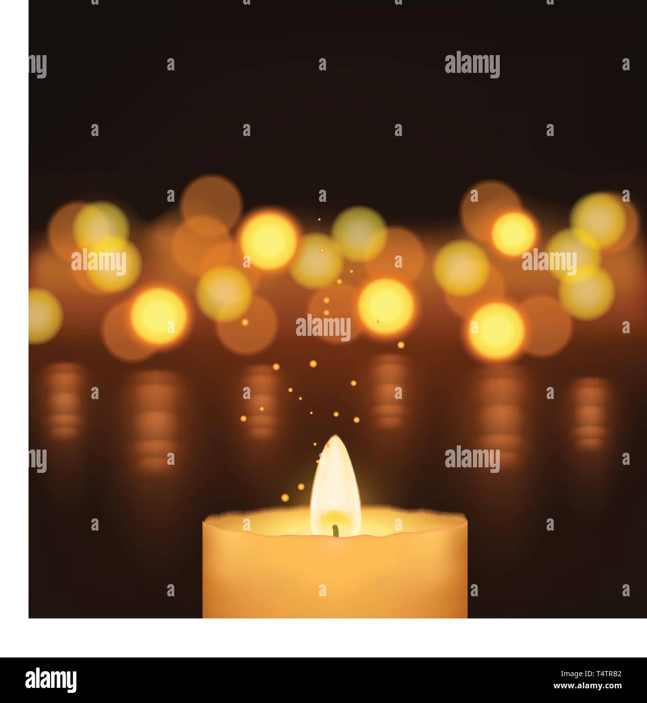 picture of candles Stock Vector Image & Art - Alamy