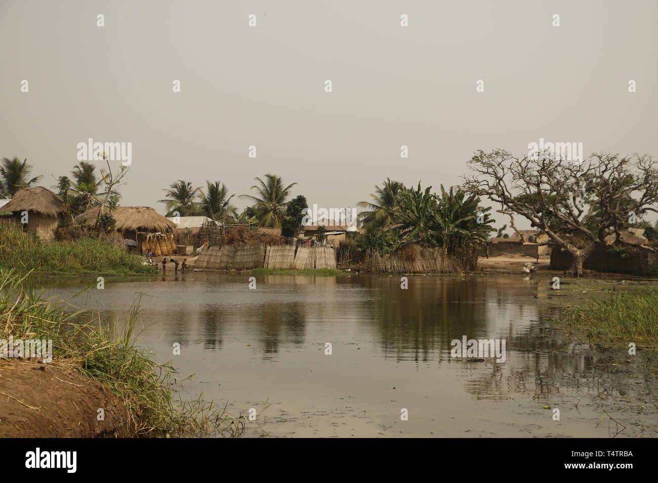 Countryside in Togo, Villagelife Stock Photo - Alamy