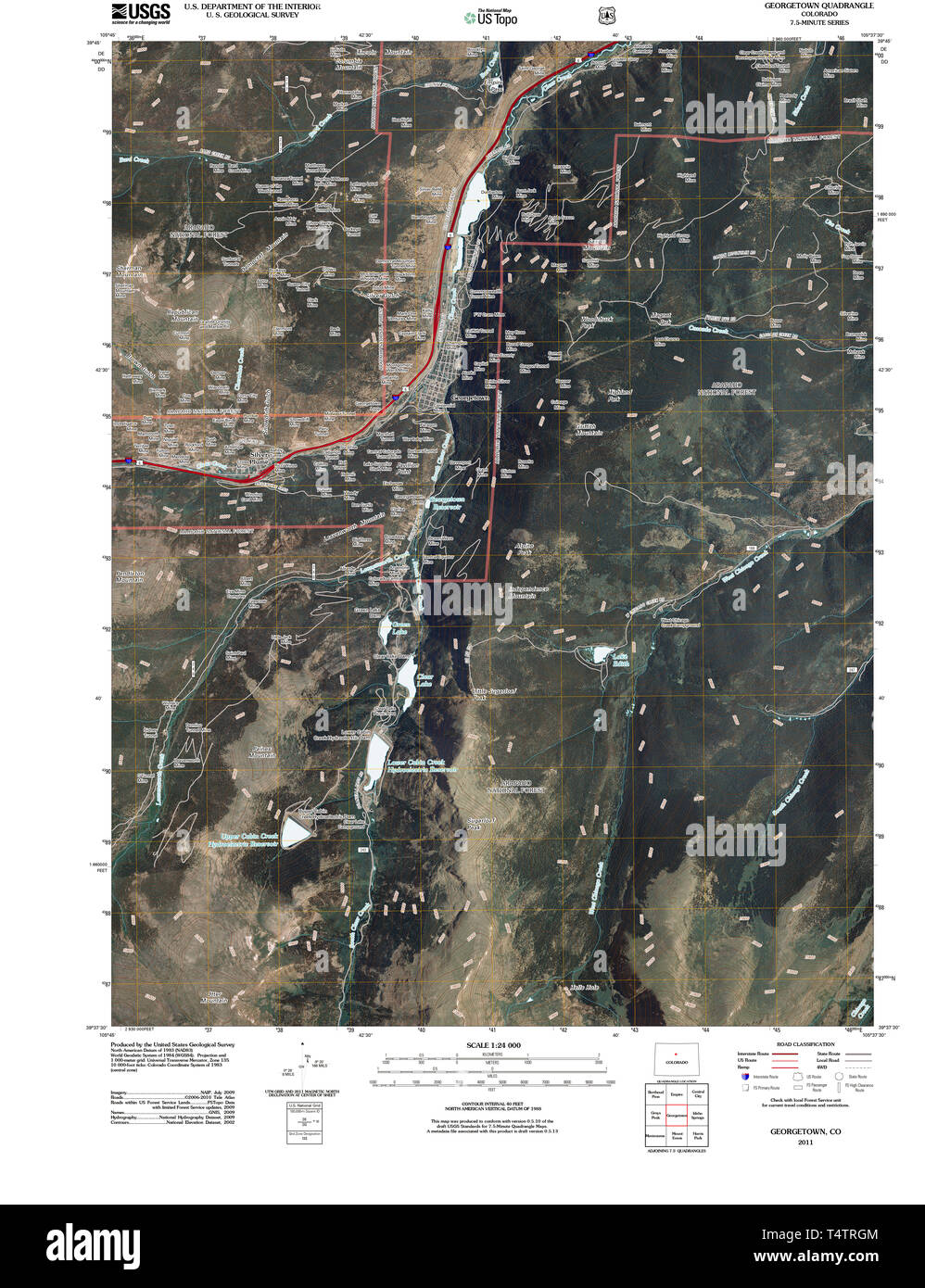 Historical georgetown map hi-res stock photography and images - Alamy