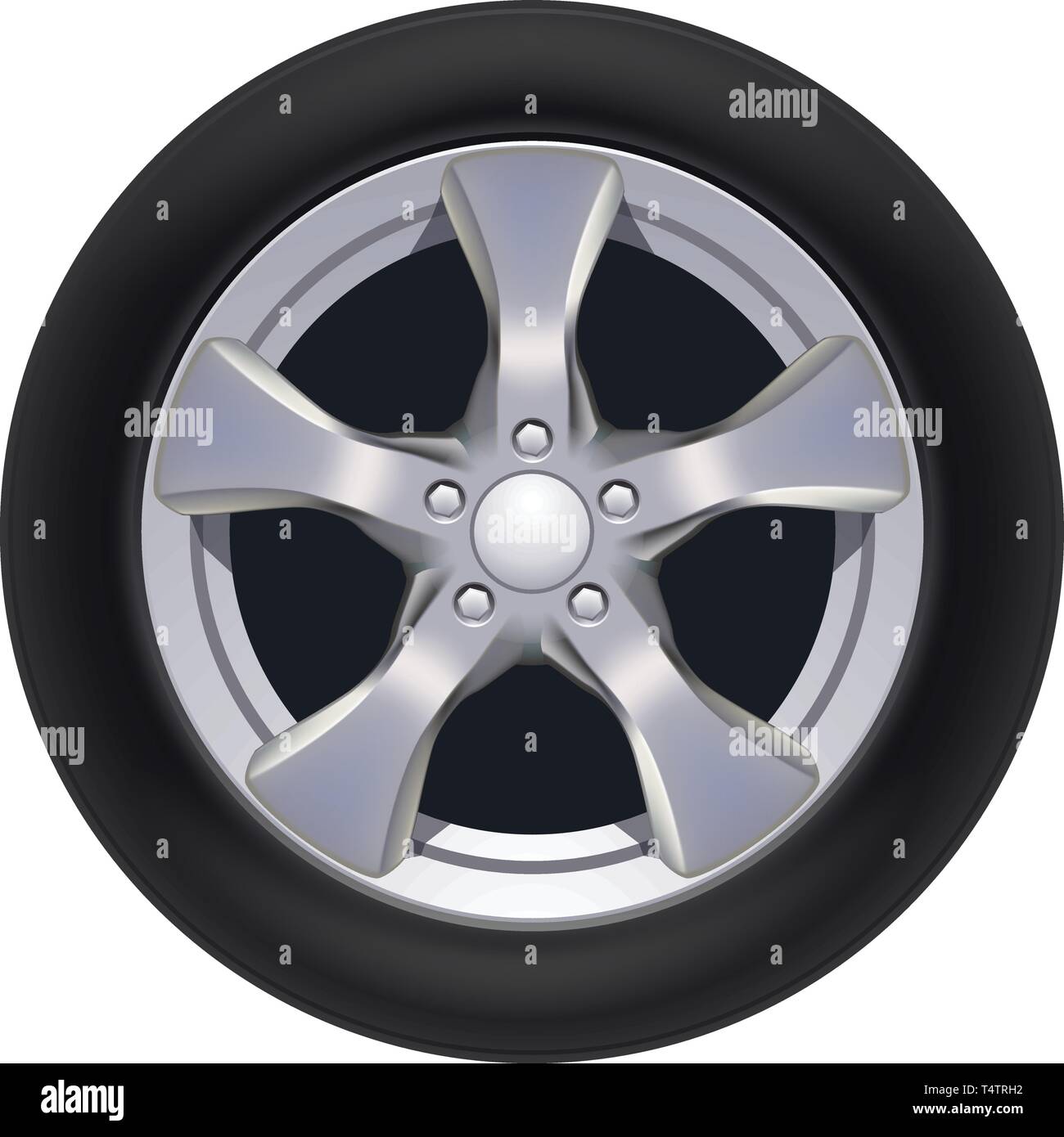 Alloy wheel design Stock Vector Images - Alamy