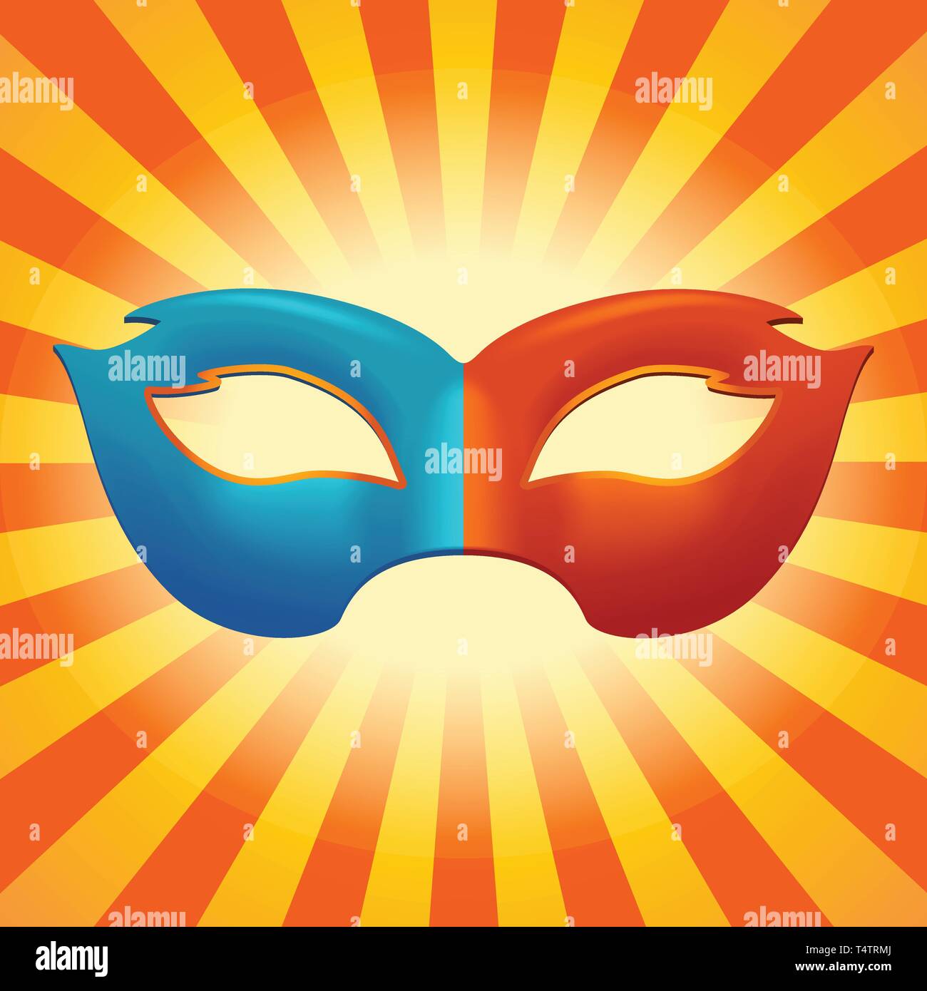 Beautiful carnival mask on Stock Vector Images - Alamy