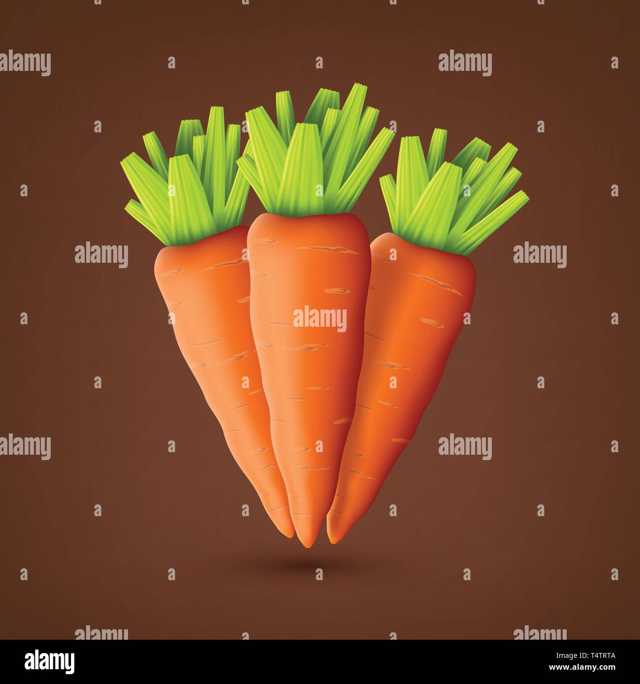 Harvesting carrots Stock Vector Images - Alamy