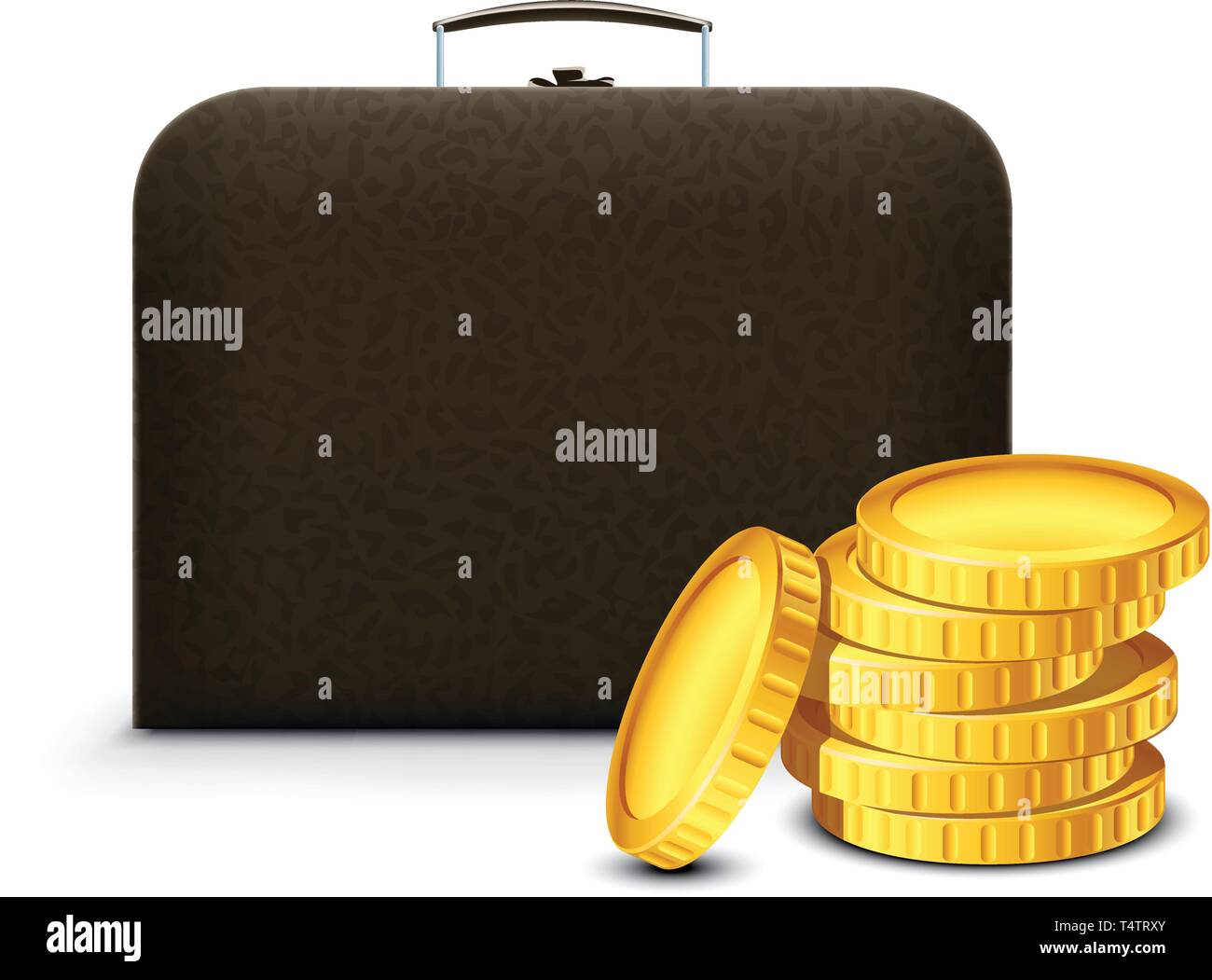Wealth wealthy cash money coins gold golden Stock Vector Images - Alamy