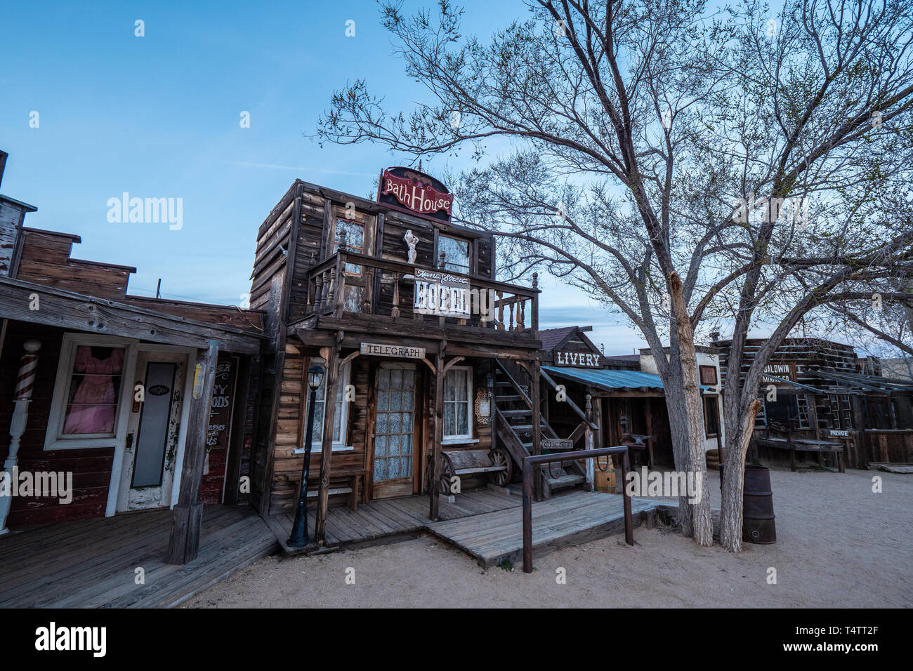 Pioneertown at the Morongo Basin in Calfornia - CALIFORNIA, USA - MARCH ...