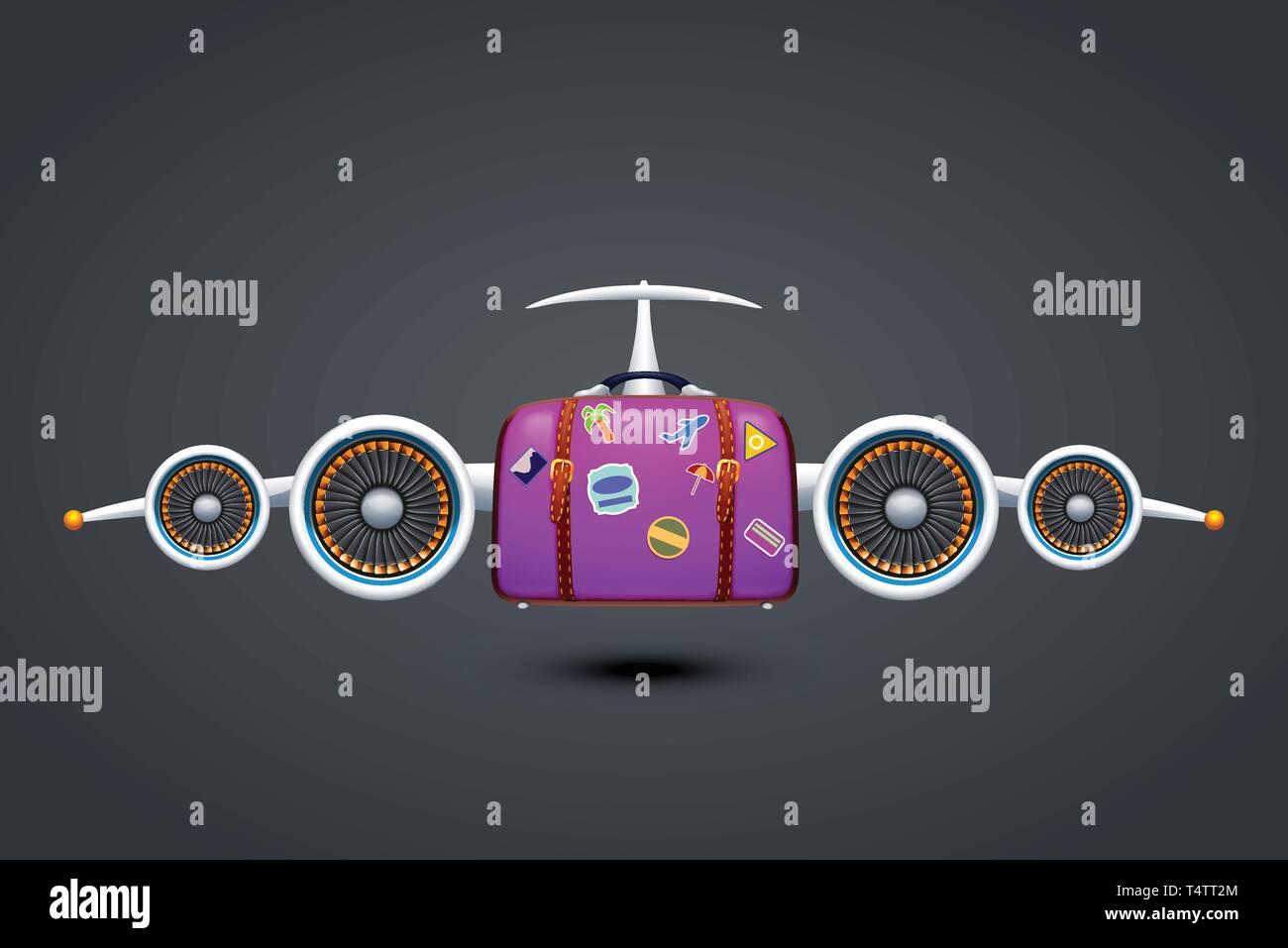 Airplane engineering Stock Vector Images - Alamy
