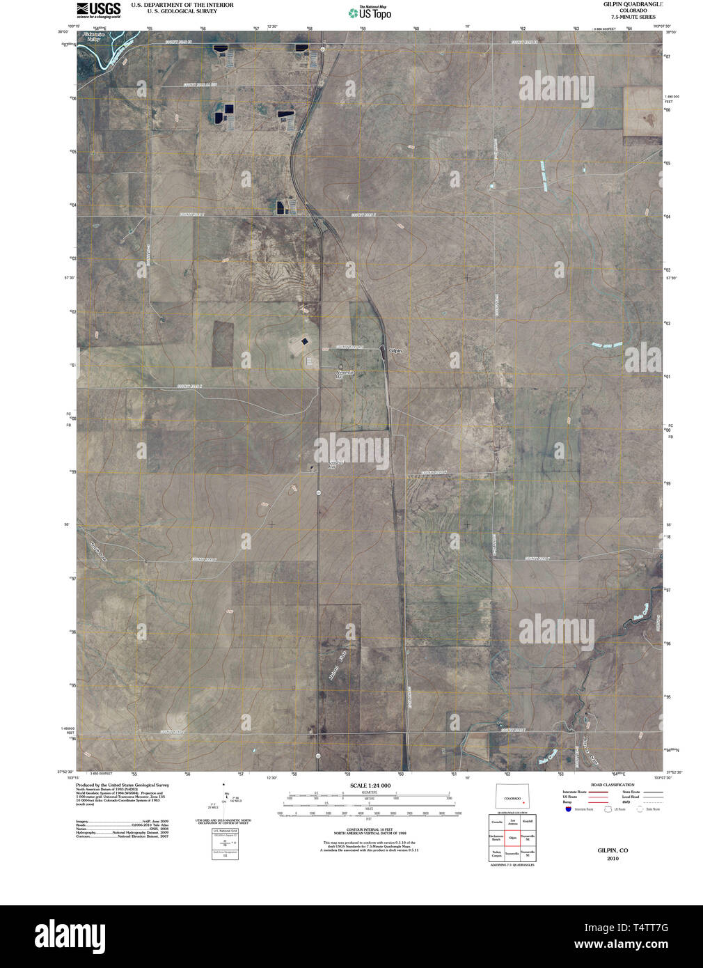 Gilpin map hi-res stock photography and images - Alamy