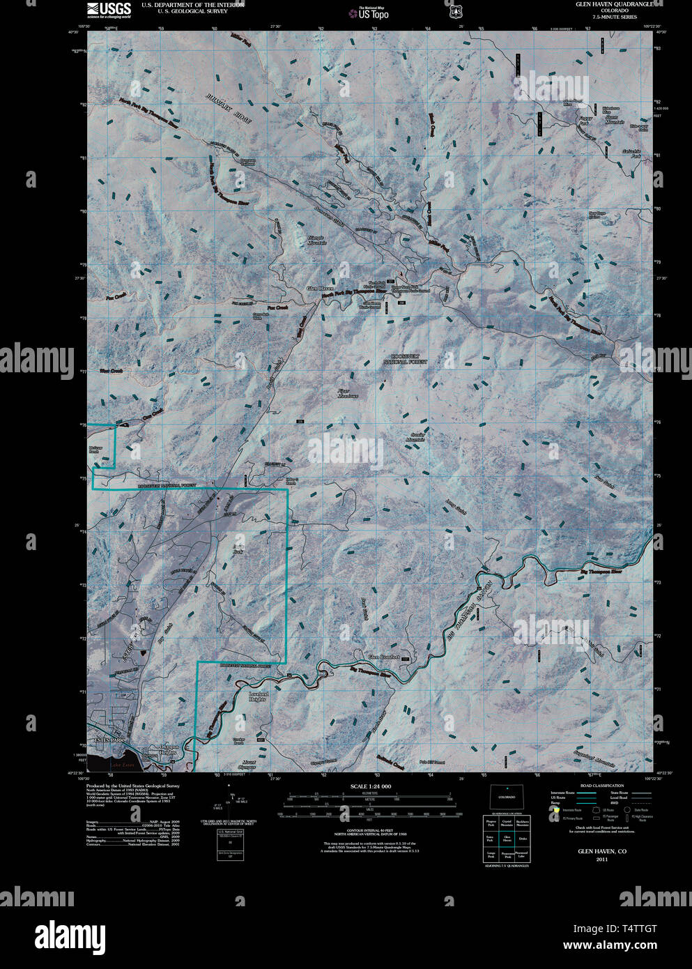 Map of glen haven hi-res stock photography and images - Alamy