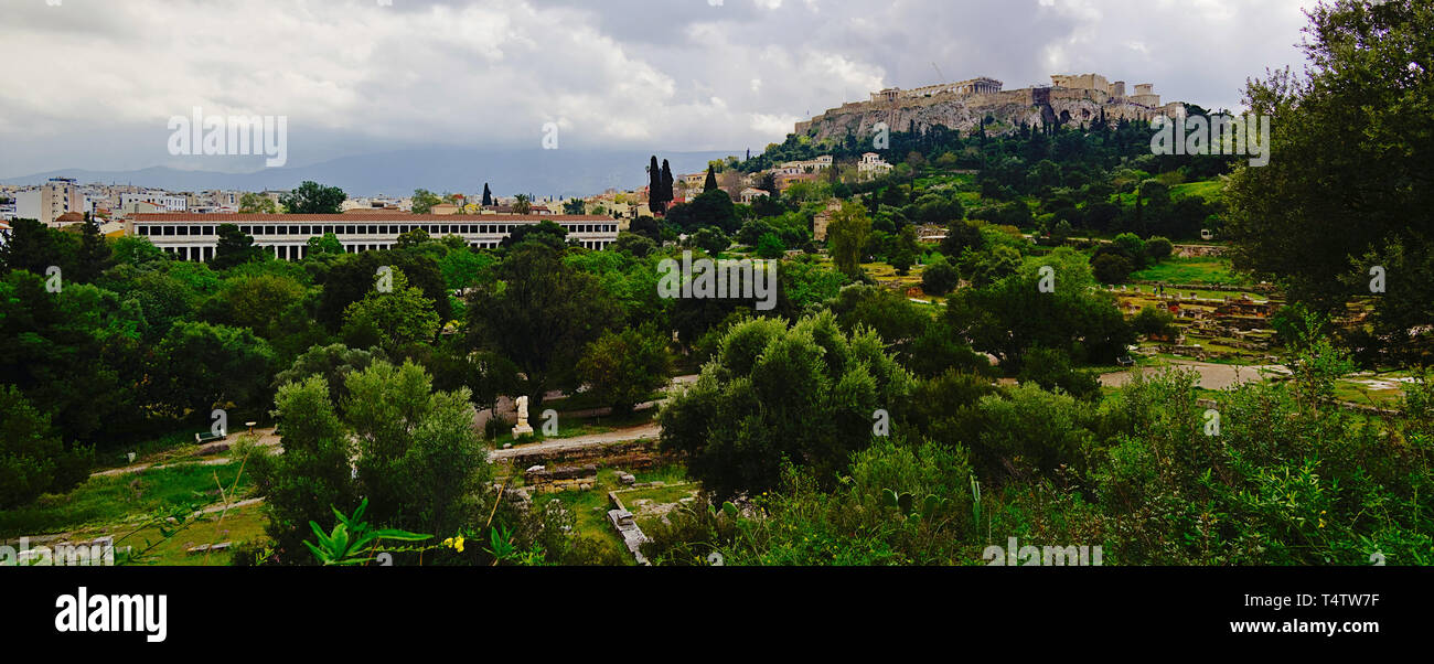 Panorama athens hi-res stock photography and images - Alamy