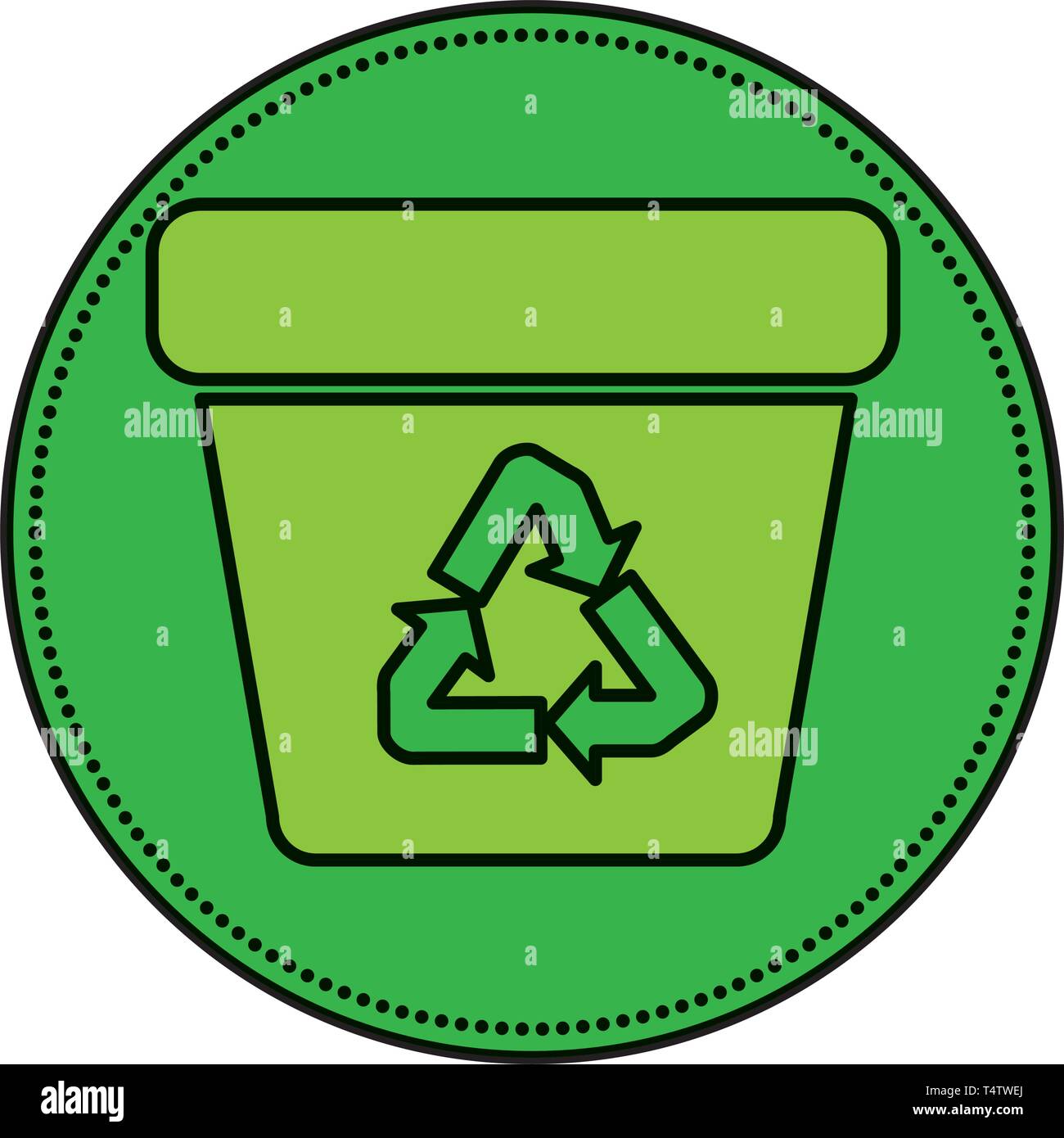 Recycled pot Stock Vector Images - Alamy