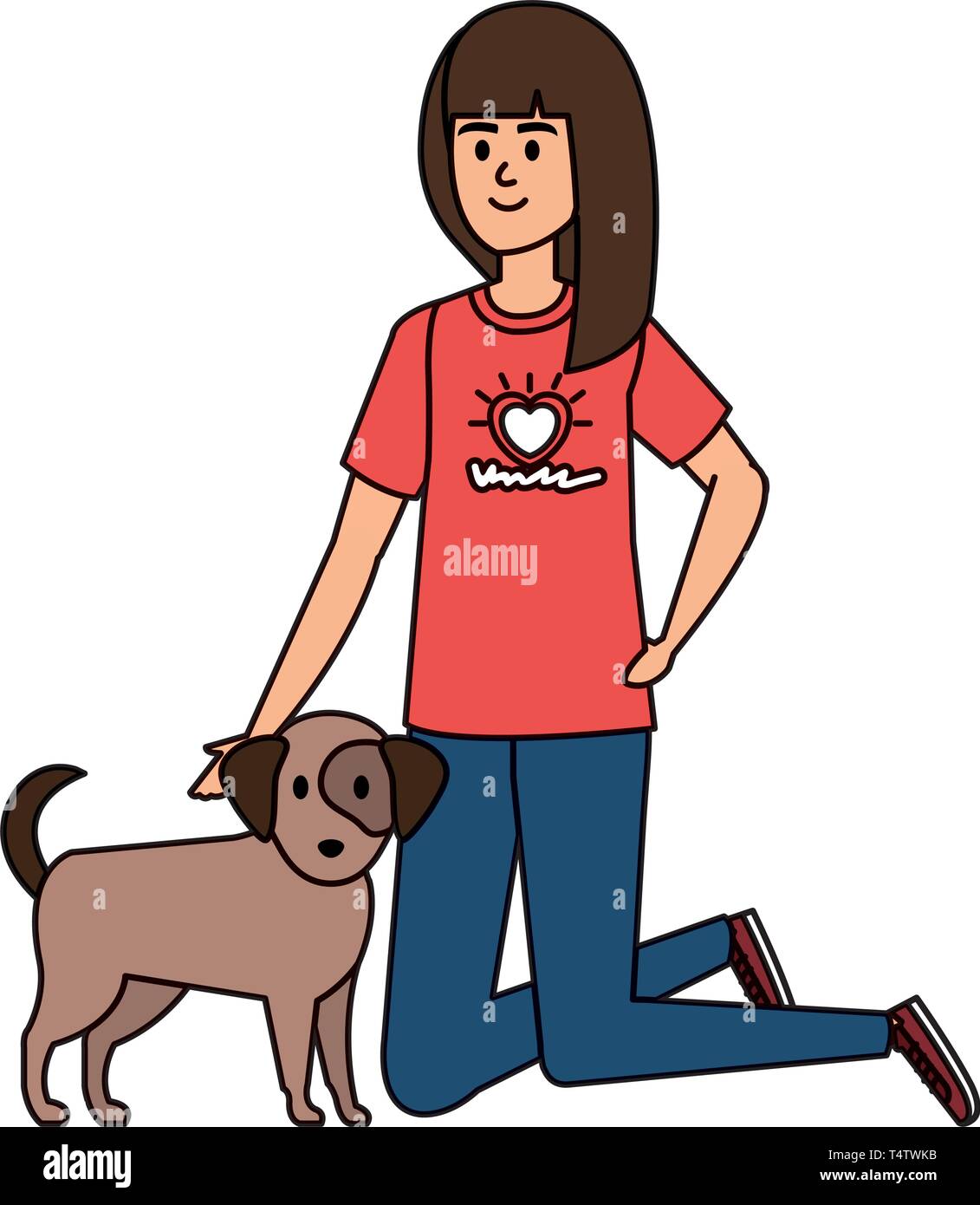 Vulnerable lady Stock Vector Images - Alamy