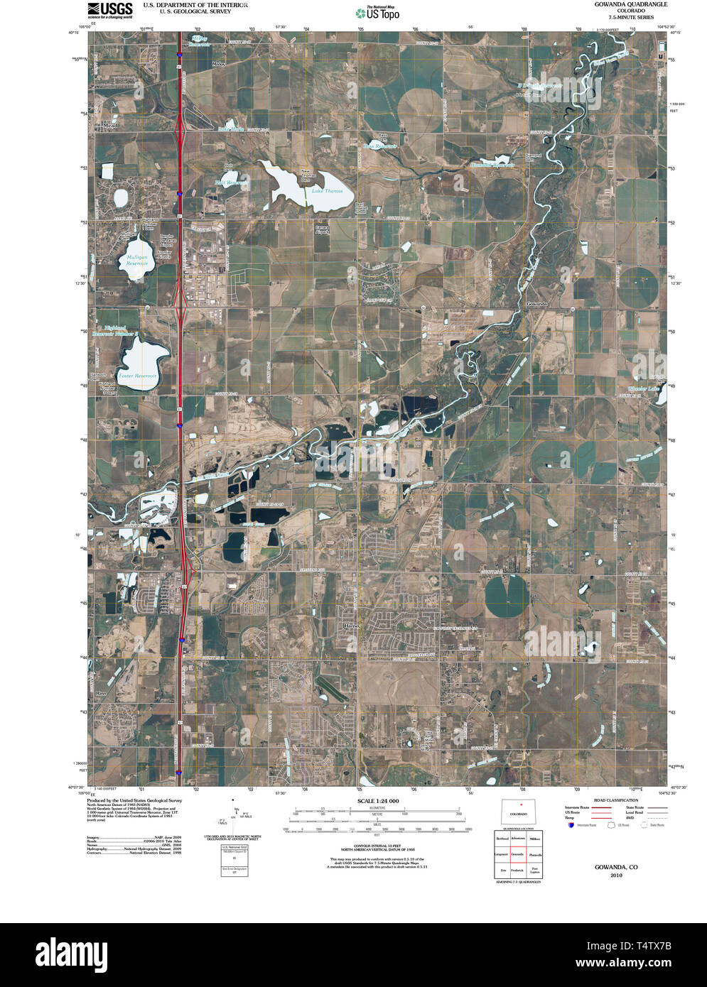 Map of gowanda hi-res stock photography and images - Alamy