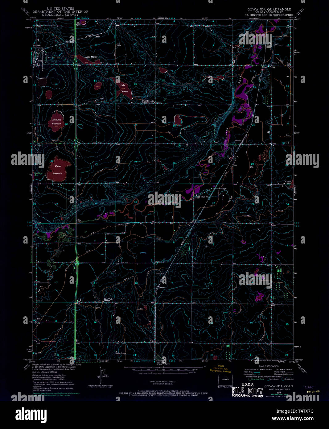 Map of gowanda hi-res stock photography and images - Alamy