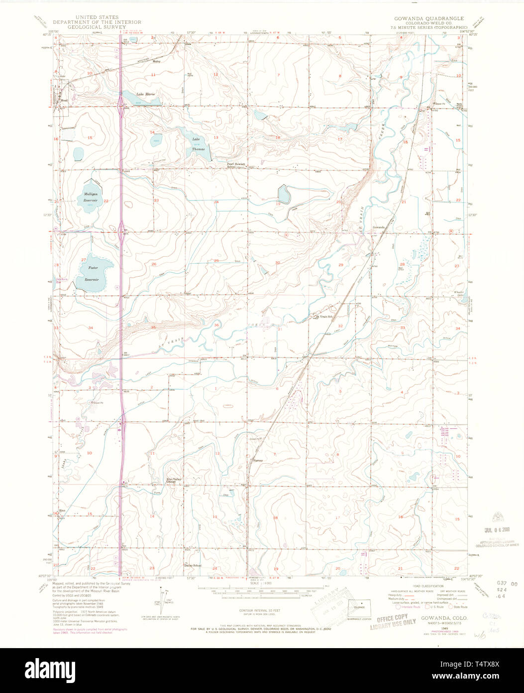 Gowanda map hi-res stock photography and images - Alamy