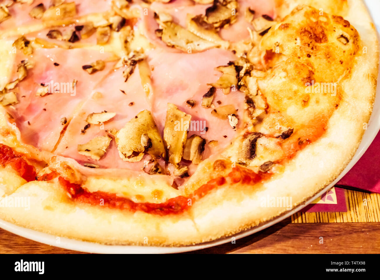 Restaurant service, food recipes and european holiday concept ...