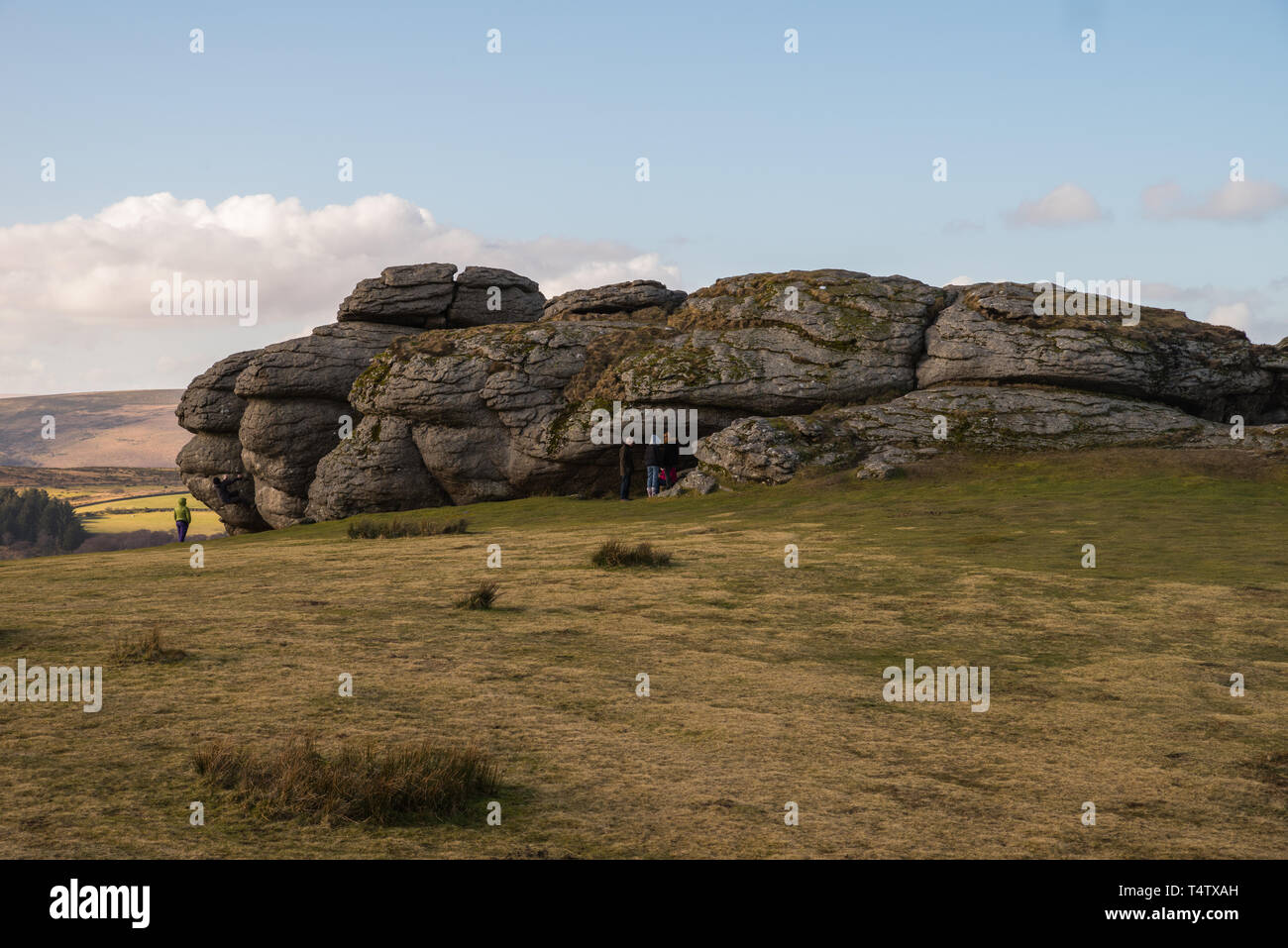Saddle tor dartmoor national park hi-res stock photography and images ...