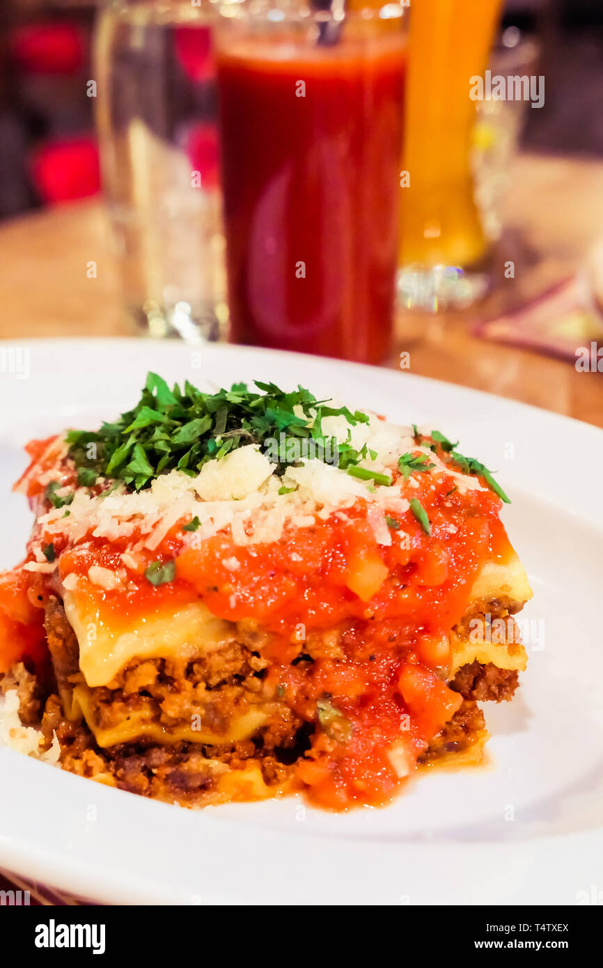 Italian cuisine, restaurant menu and food photography blog concept ...