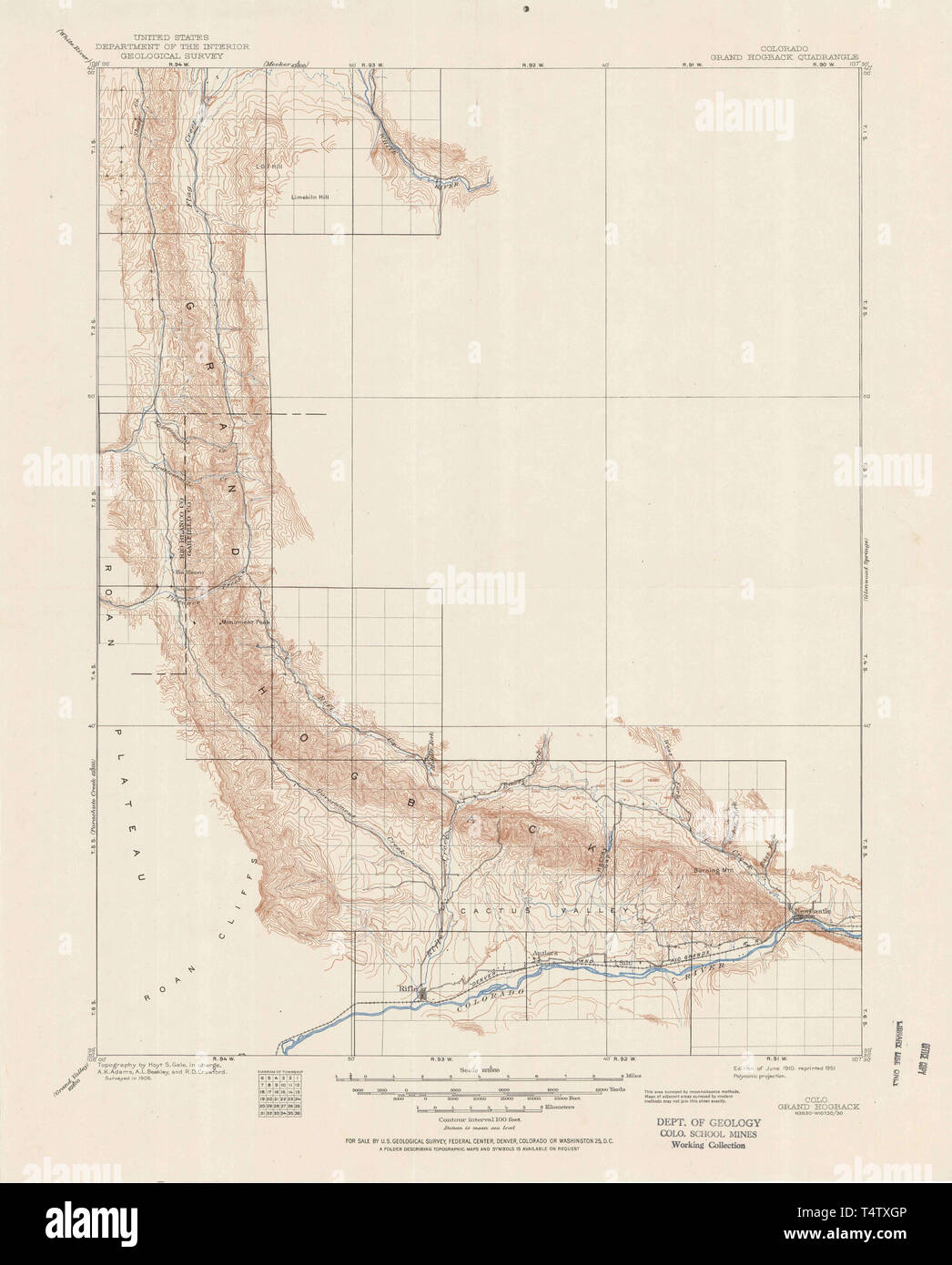 1910 colorado map hi-res stock photography and images - Alamy