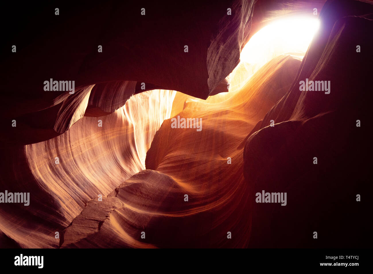 Upper Antelope Canyon in Ariziona Stock Photo - Alamy