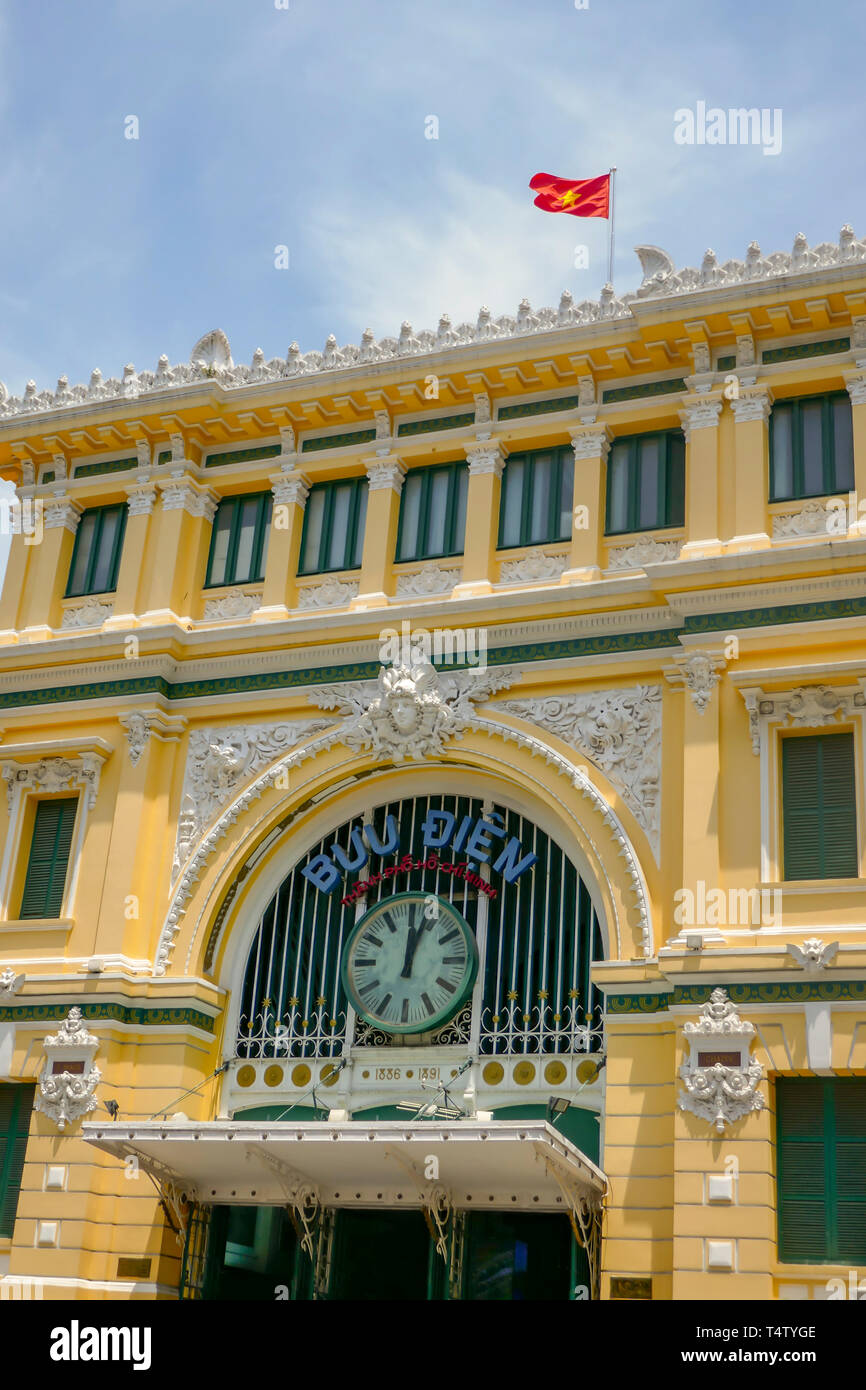 Front of General Post Office in Ho Chi Minh City, or Saigon, Vietnam ...
