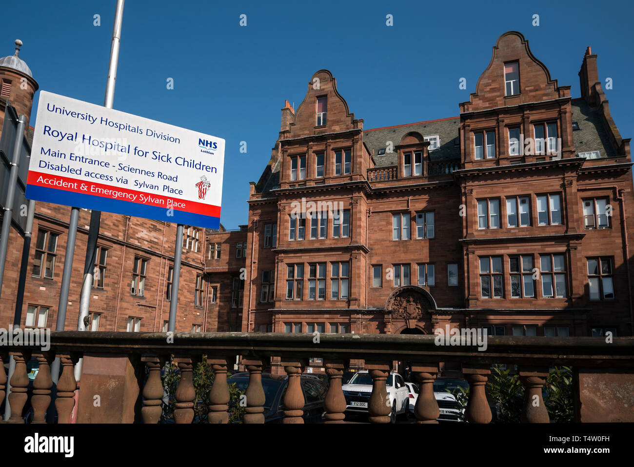 The old Royal Hospital for Sick Children in Edinburgh moved to the new ...