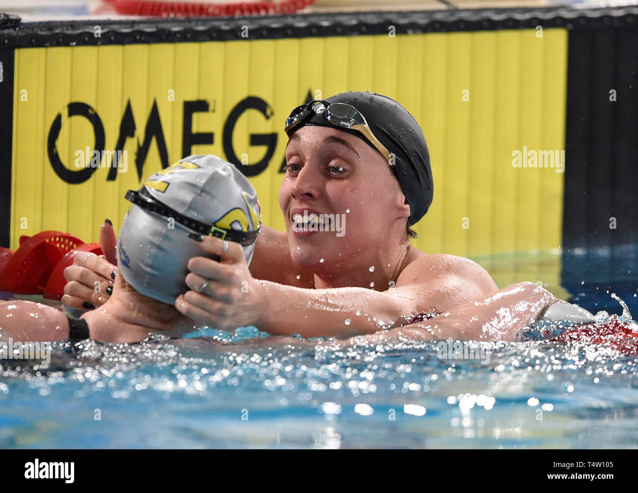 Alys Thomas after winning the Women's 200m Butterfly final during day ...