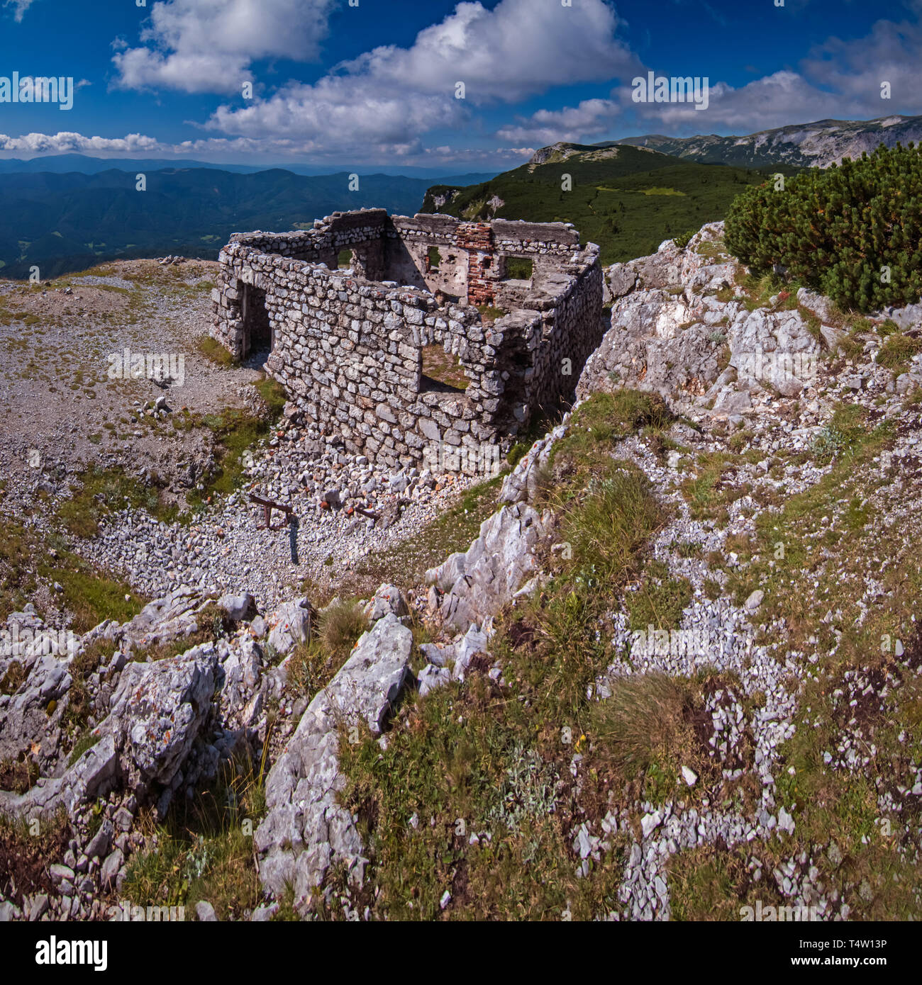 Hiking at the Rax in the Raxalpe Stock Photo - Alamy