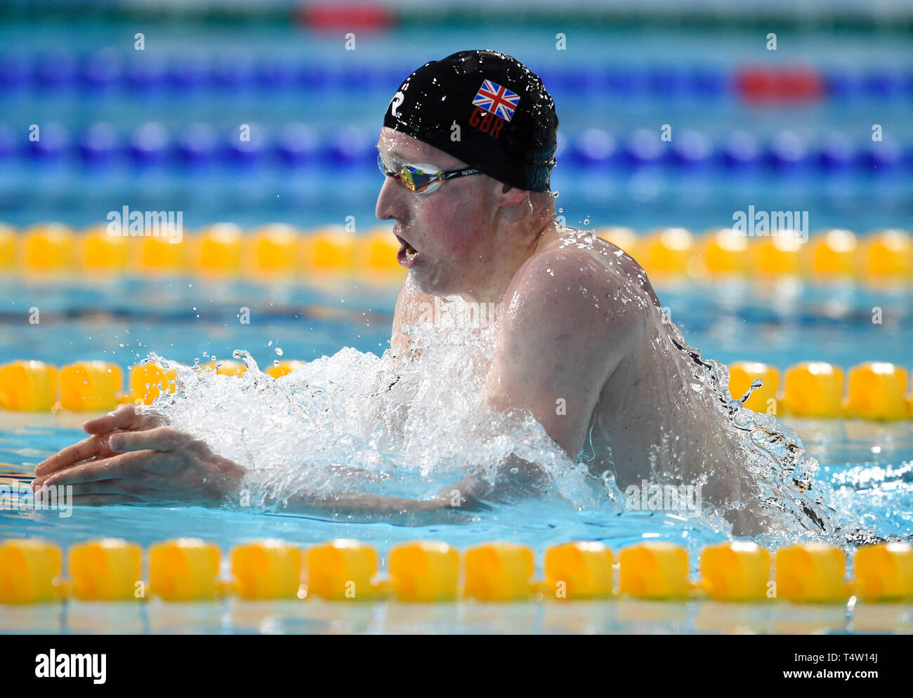 Max Litchfield on his way to winning the Mens 400m IM final during day ...