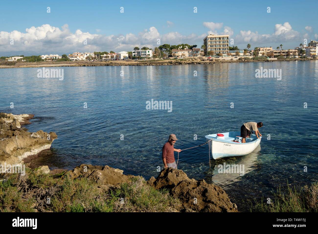 Punic archaeological site, Na Galera islet, Can Pastilla, Palma ...