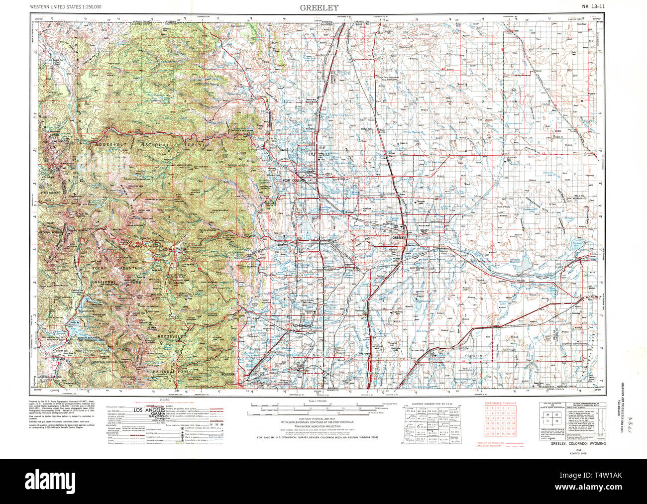Greeley colorado map hi-res stock photography and images - Alamy