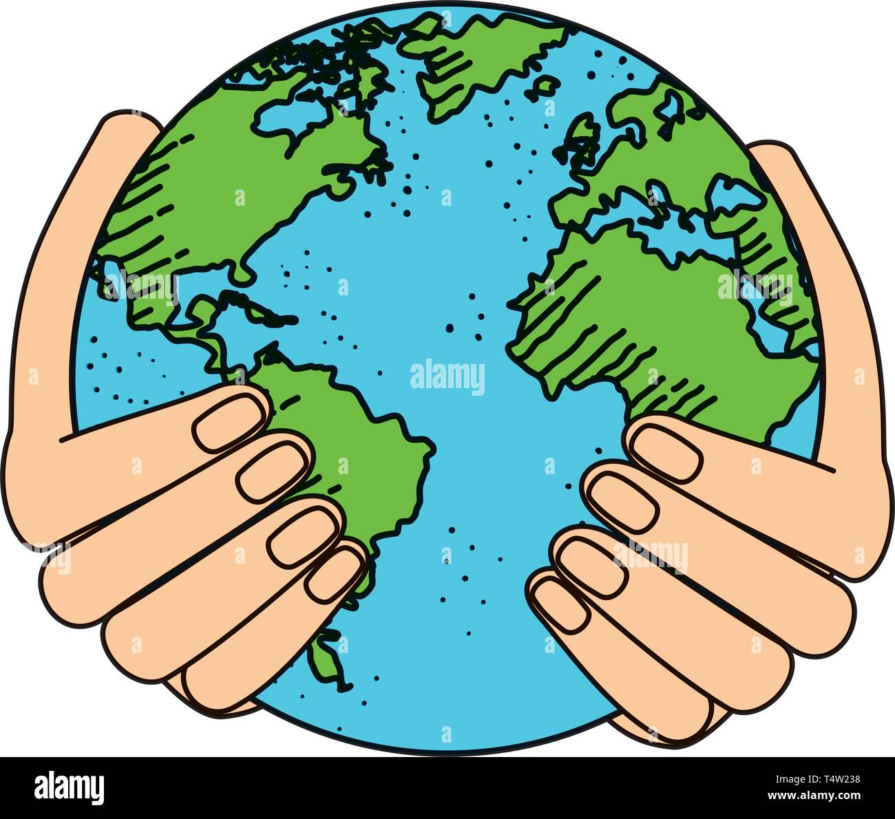 hands lifting world planet earth Stock Vector Image & Art - Alamy