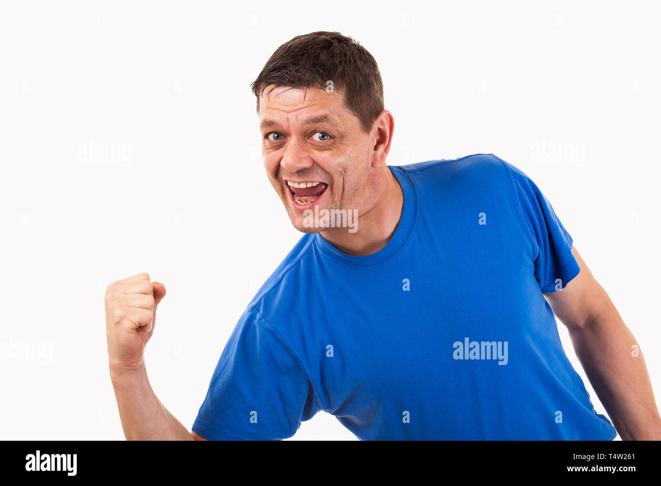 Victory pose hi-res stock photography and images - Alamy