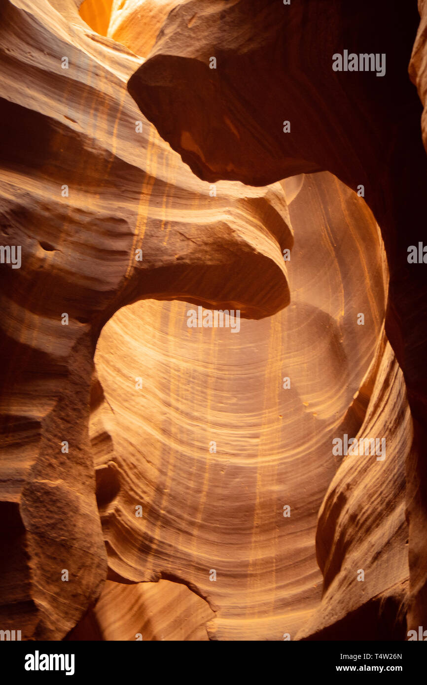 Upper Antelope Canyon in Ariziona Stock Photo - Alamy