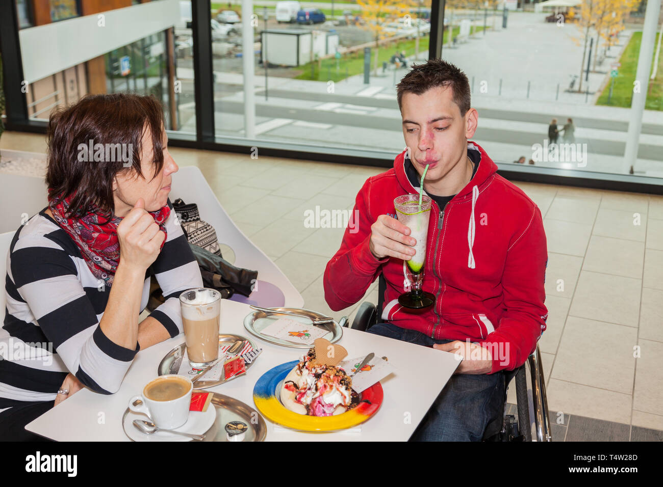 Wheelchair ice cream hi-res stock photography and images - Alamy