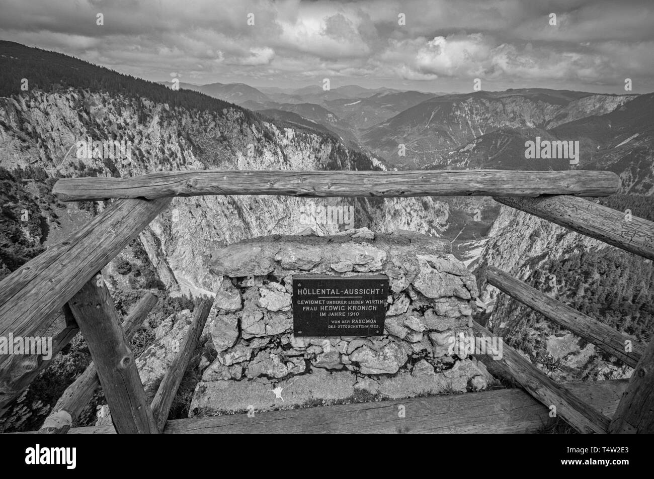 Hiking at the Rax in the Raxalpe Stock Photo - Alamy