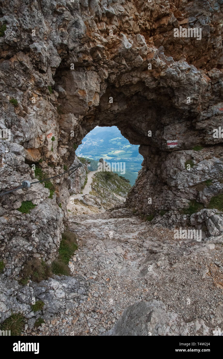 Hiking at the Rax in the Raxalpe Stock Photo - Alamy