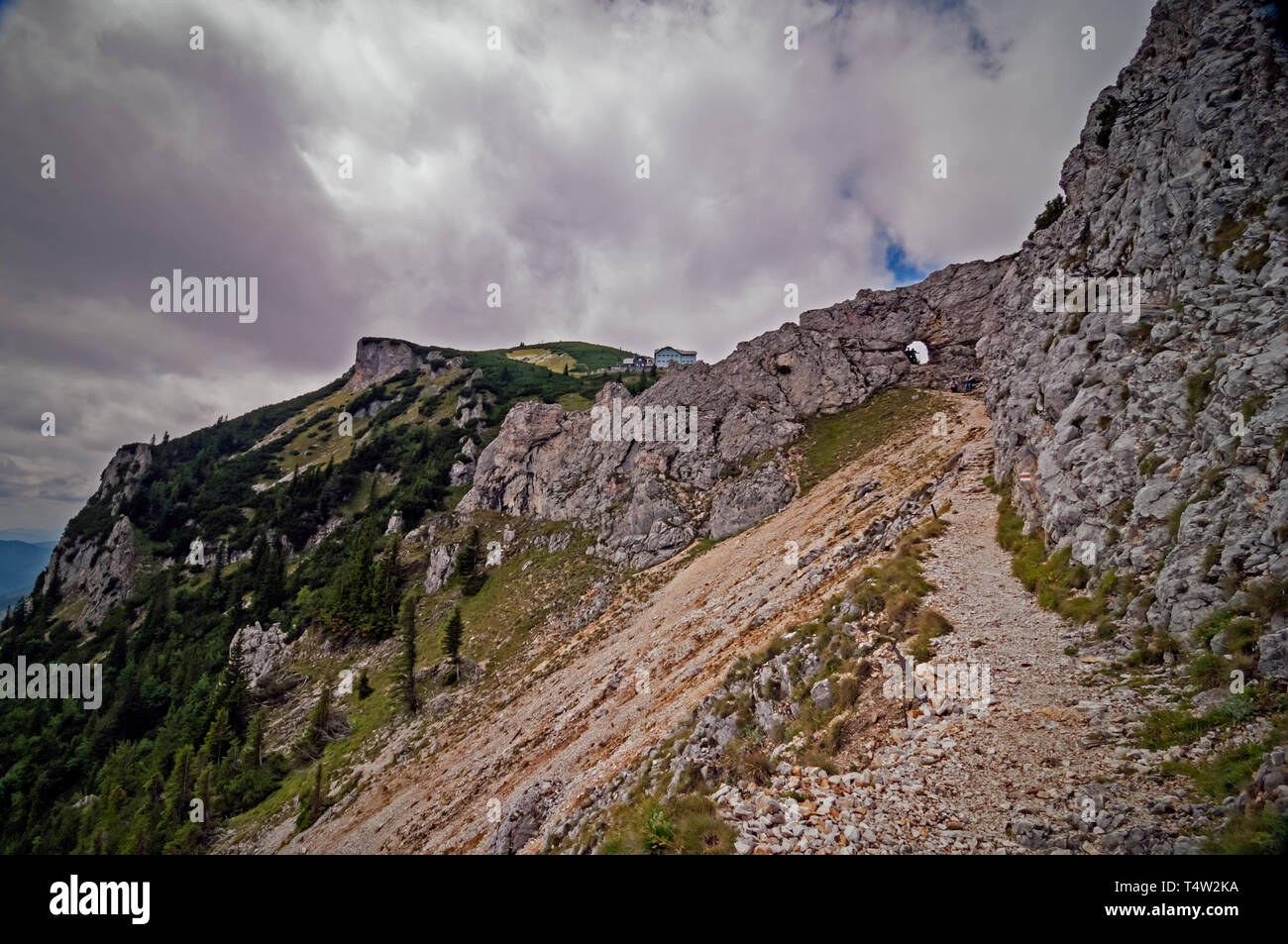 Hiking at the Rax in the Raxalpe Stock Photo - Alamy