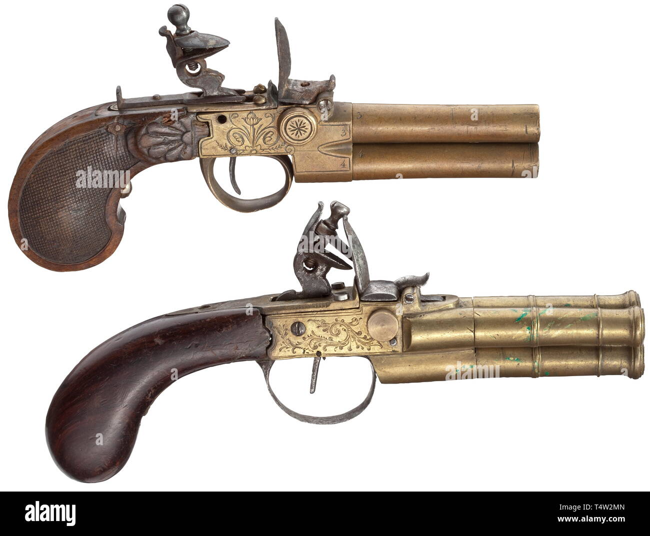 Double pistol Cut Out Stock Images & Pictures - Alamy