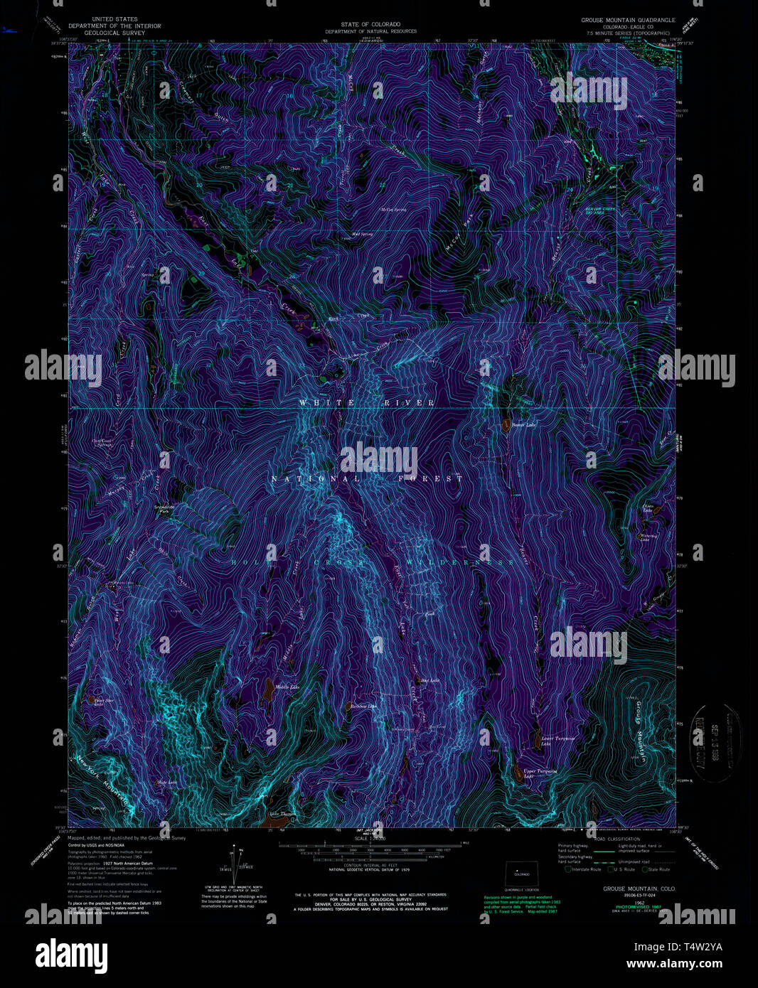 Map of grouse mountain hi-res stock photography and images - Alamy