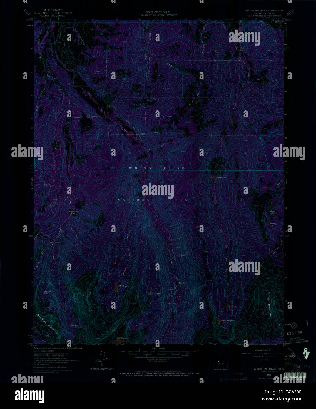 Map of grouse mountain hi-res stock photography and images - Alamy